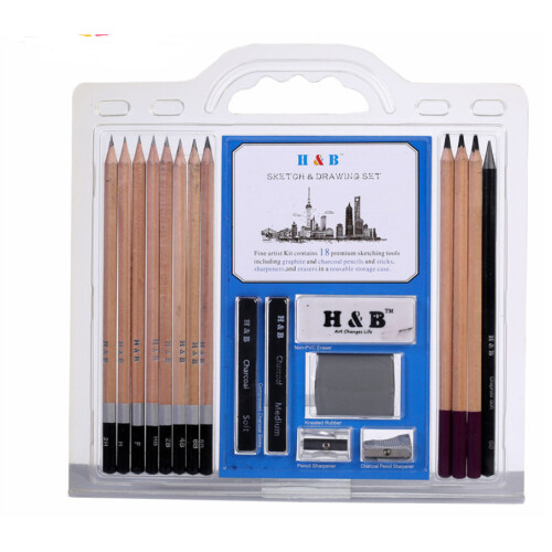 Drawing sketch kit Pencil set 18PCS on OnBuy