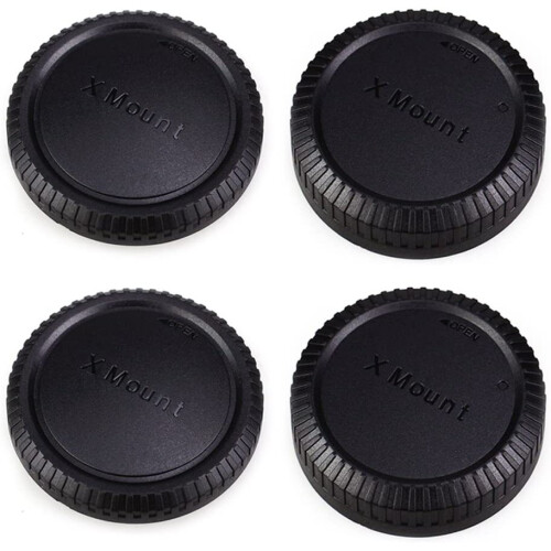 JJC Body Cap + Rear Lens Cap Set for Fujifilm X Mirrorless ...