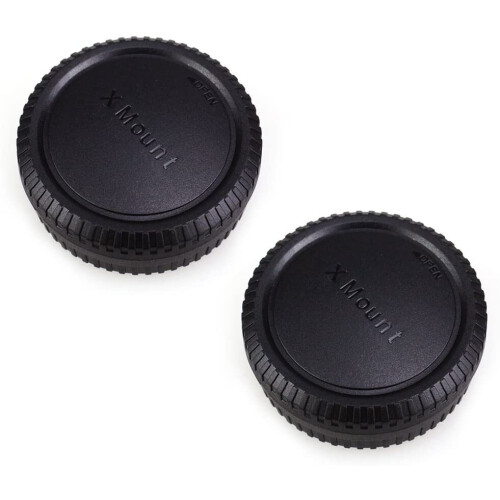 JJC Body Cap + Rear Lens Cap Set for Fujifilm X Mirrorless ...