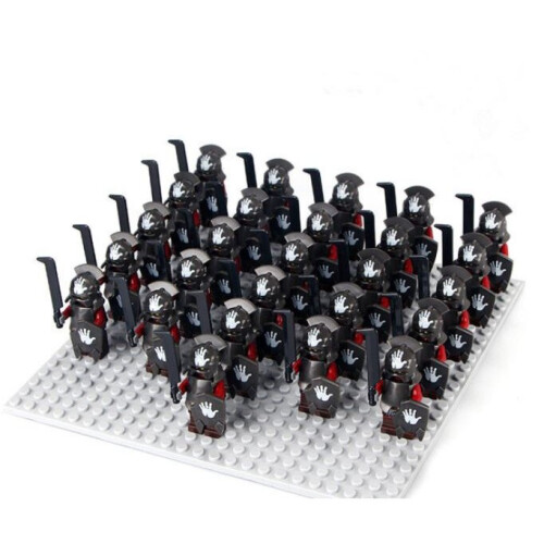 (Roman-black A) 21Pcs Fit Lego Roman Warrior Roman Commander Cavalry ...