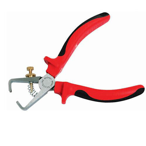 160mm VDE Wire Stripping Pliers Adjustable Spring Loaded Handle Strip ...