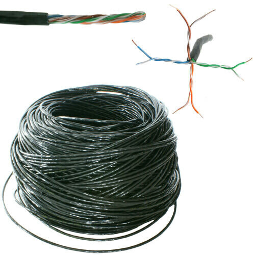 25m Outdoor External CAT5 Ethernet Network Cable Reel Drum LAN UTP RJ45 ...