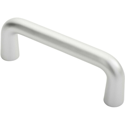 Rounded D Shaped Bar Handle 150mm x 19mm Diameter Satin Anodised ...