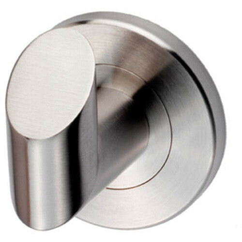 Single Bathroom Robe Hook on Concealed Fix Rose 44.5mm Proj Stainless ...
