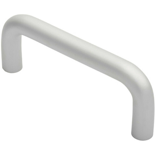 Rounded D Shaped Bar Handle 150mm x 19mm Diameter Satin Anodised ...