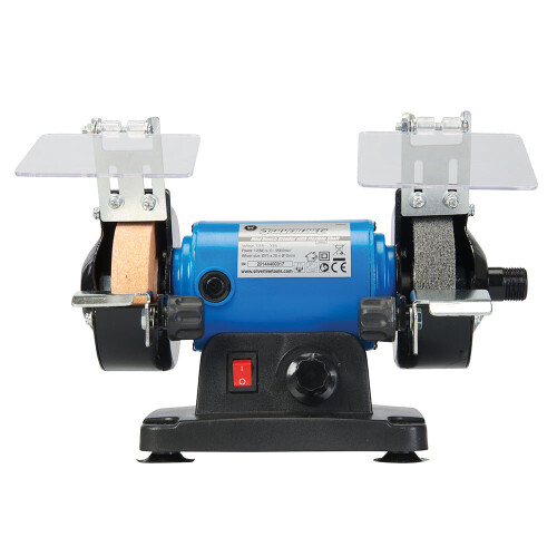 120W Bench Grinder & Flexible Drive Shaft Grinder Kit 75mm Wheel Table ...