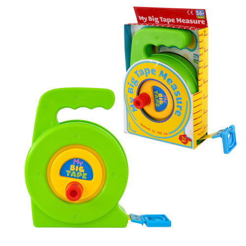 Fun Time Tape Measure 55875 | Pretend Make-Believe 100cm Kids' Tape ...