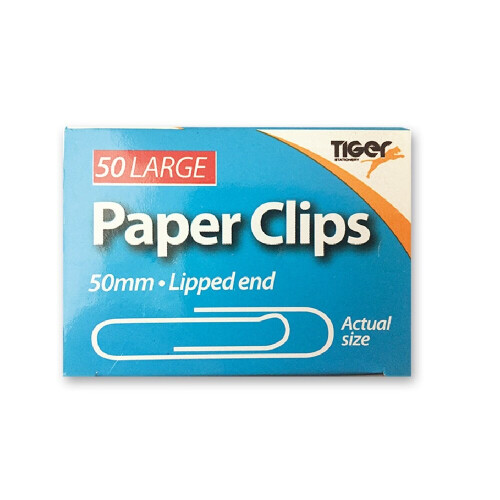Tiger Stationery Paper Clips (Pack Of 50) on OnBuy