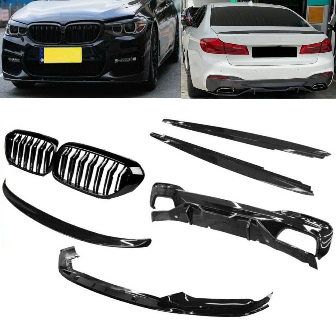 BMW 5 Series G30 M Performance Style Aero Body Kit Front Lip Rear ...