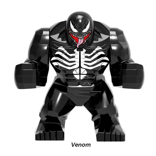 (Venom Write) Venom Building Blocks Bricks Big Minifigures Bagged ...