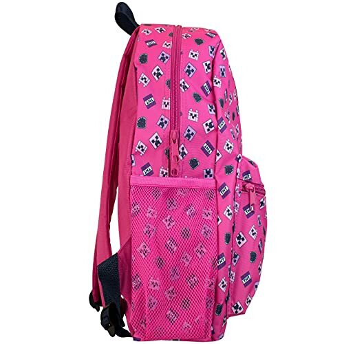 Minecraft Kids Backpack Pink 4 Piece Set on OnBuy