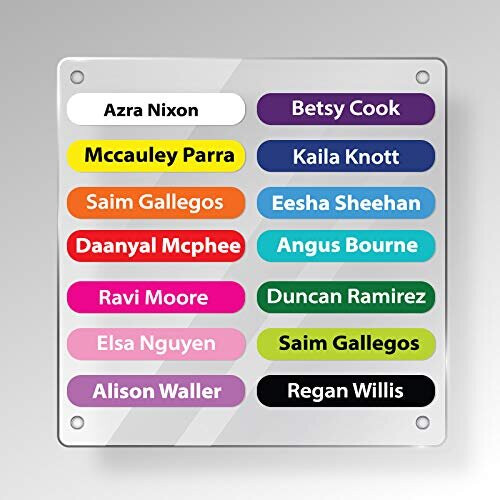 58 Personalised Custom School Kids (Or) Childrens Name Colourful Labels ...