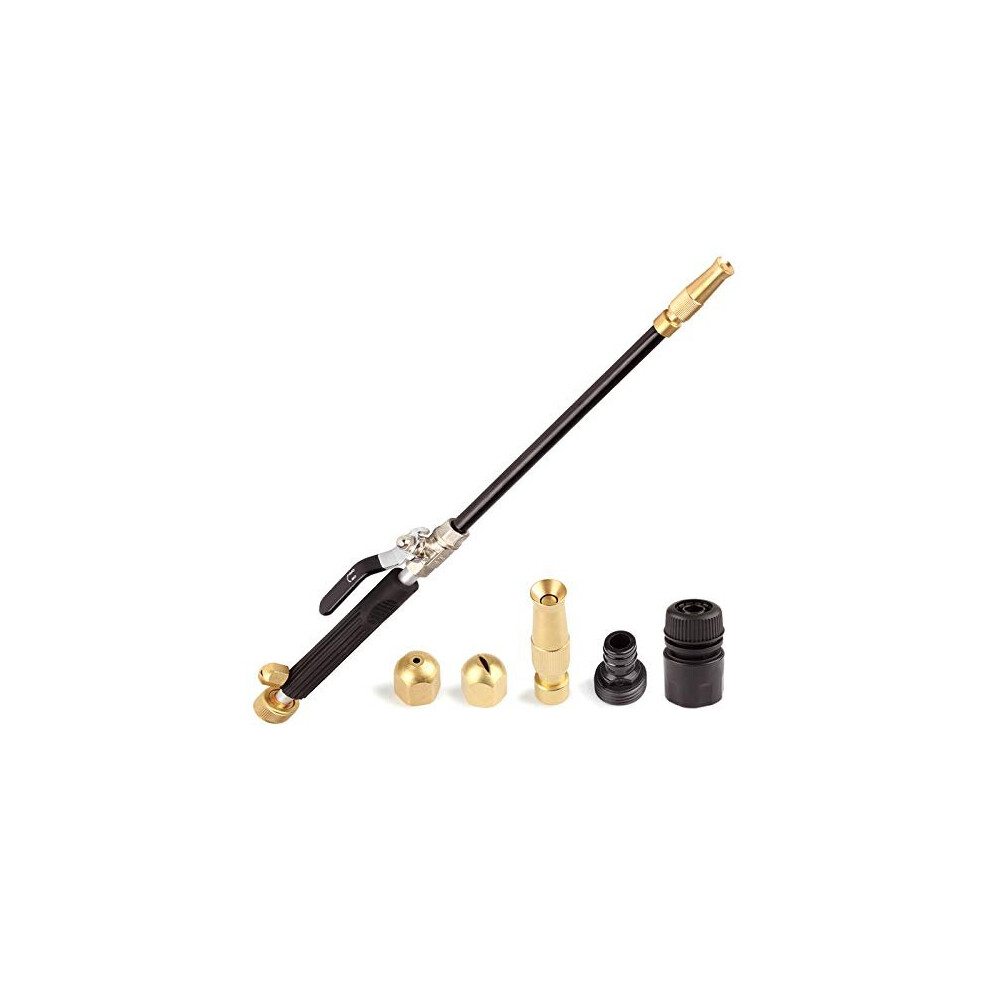 Gelia High Pressure Hose Nozzle Pressure Washer Jet High Pressure Power Washer Wand Extendable Garden Hose End Water Sprayer for Car Home G on OnBuy