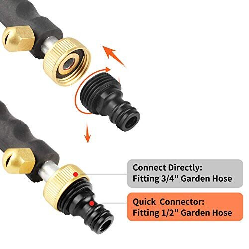 Garden hose power washer wand store