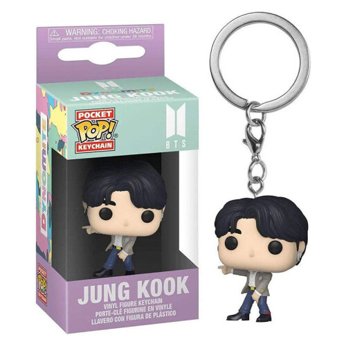 (JUNG KOOK) Kpop BTS Tinytan Dynamite Funko Pop Keyring Jung Kook Jimin V Keychain Figures on OnBuy