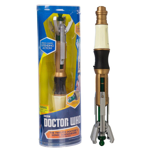 Doctor Who 12th Sonic Screwdriver Model Light Sounds Toy Collectors ...