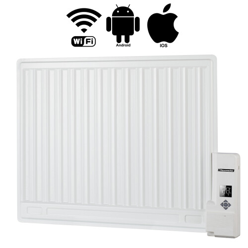 Hausmaster WiFi Smart Oil Filled Panel Radiator 800W - Wall Mounted on ...
