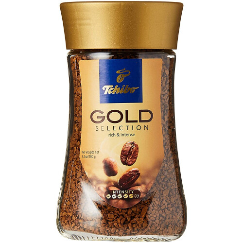 TCHIBO Gold Selection Rich & Intense Instant Coffee - 1 x 100g/3.5oz on ...