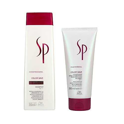 Wella System Professional Color Save Duo Shampoo + Conditioner 250Ml ...