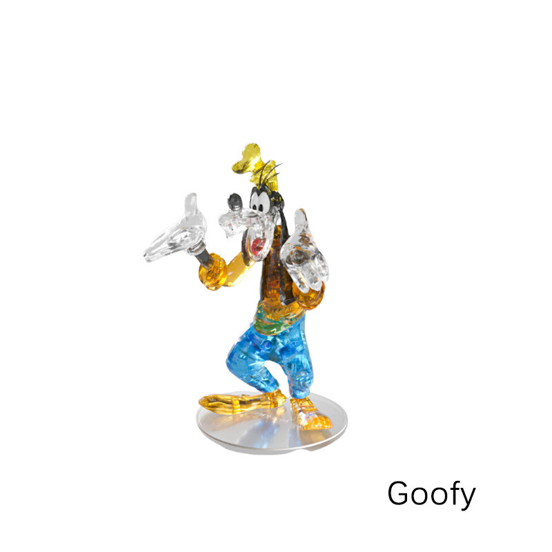 (Goofy) Cartoon Crystal Building Blocks Kids Toys Collection Mickey ...