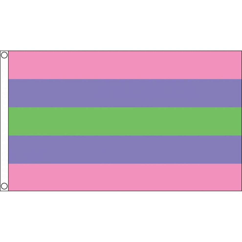 AZ FLAG Trigender Pride Flag 3' x 5' - three genders LGBT flags 90 x ...