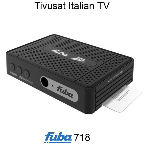 (Tivusat Fuba ODE718HD, Pre-Activated Smart Card) TIVUSAT ITALIAN HD 4K ...