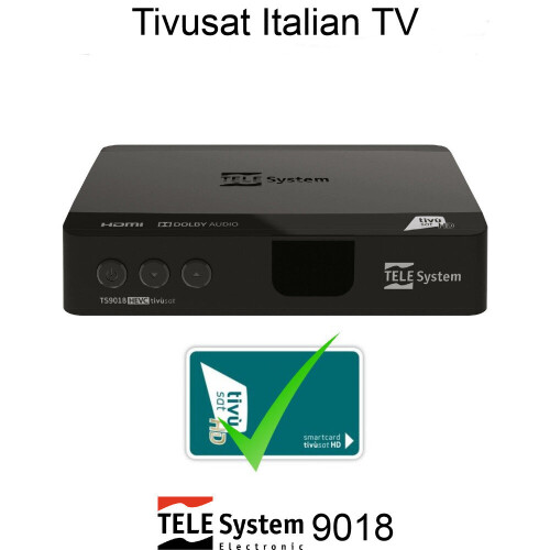 (Tivusat TeleSystem TS9018HD , Pre-Activated Smart Card) TIVUSAT ...