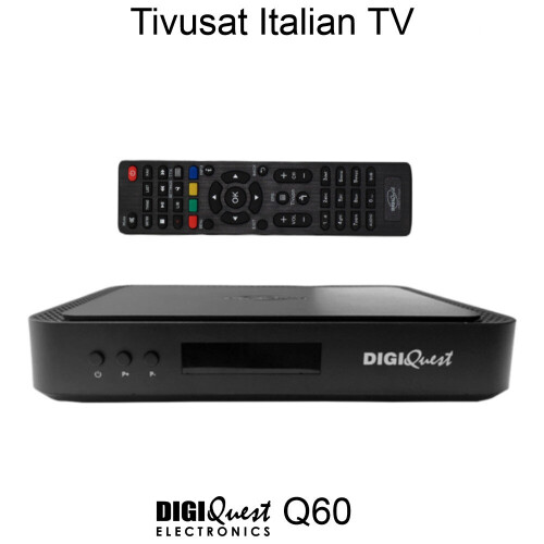 (Tivusat Digiquest Q10 HD, Not Activated Smart Card) TIVUSAT ITALIAN HD ...