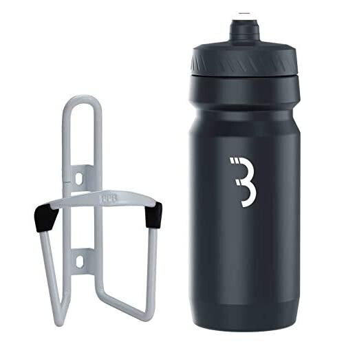 BBB Cycling Water Bottle and Cage Holder For All Bikes 550ml BPA Free Universal Fit FuelTank ...