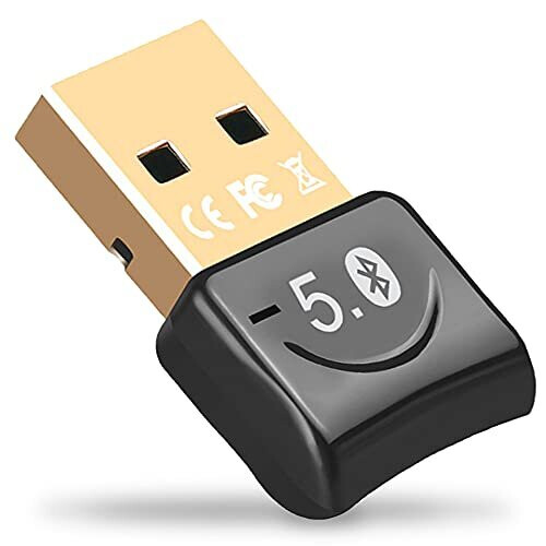Anmete Bluetooth 5.0 USB Dongle Bluetooth Adapter for Laptop Computer ...