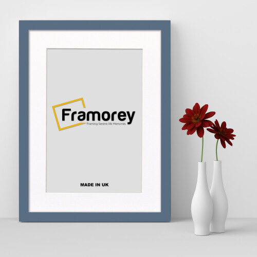 (20x10" Pic (24x14" Frame)) Dark Grey Picture Frame Photo Frames With ...