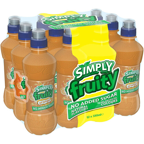 Simply Fruity Orange Juice Drink 330ml, (Pack of 12) on OnBuy