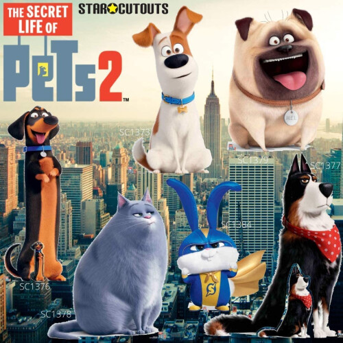 Star Cutouts Ltd SC1378 Chloe Tabby Cat Secret Life of Pets Lifesize ...