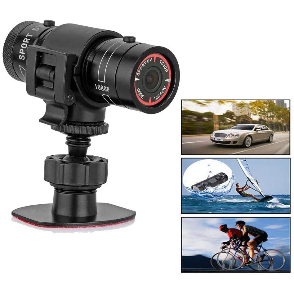 Hangang Mini Sport Camera 1080P Full HD Action Waterproof Sport Helmet ...