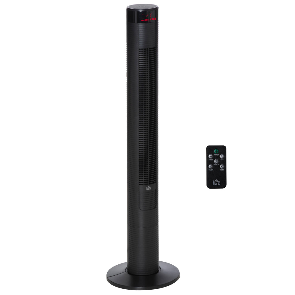 12 Hour Timer Fan EZ-CHILL 36" Tower Fan With Remote – 60° Oscillation ...