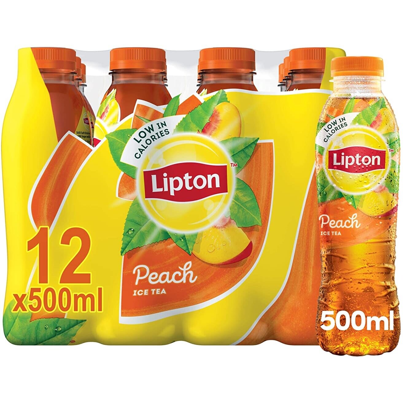 Lipton Ice Tea Peach Still Soft Drink 500ml, (Pack of 12) on OnBuy