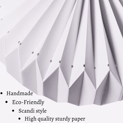 Tabéah Handmade Paper Origami Ceiling Light Shade - Pendant Lamp Shade ...