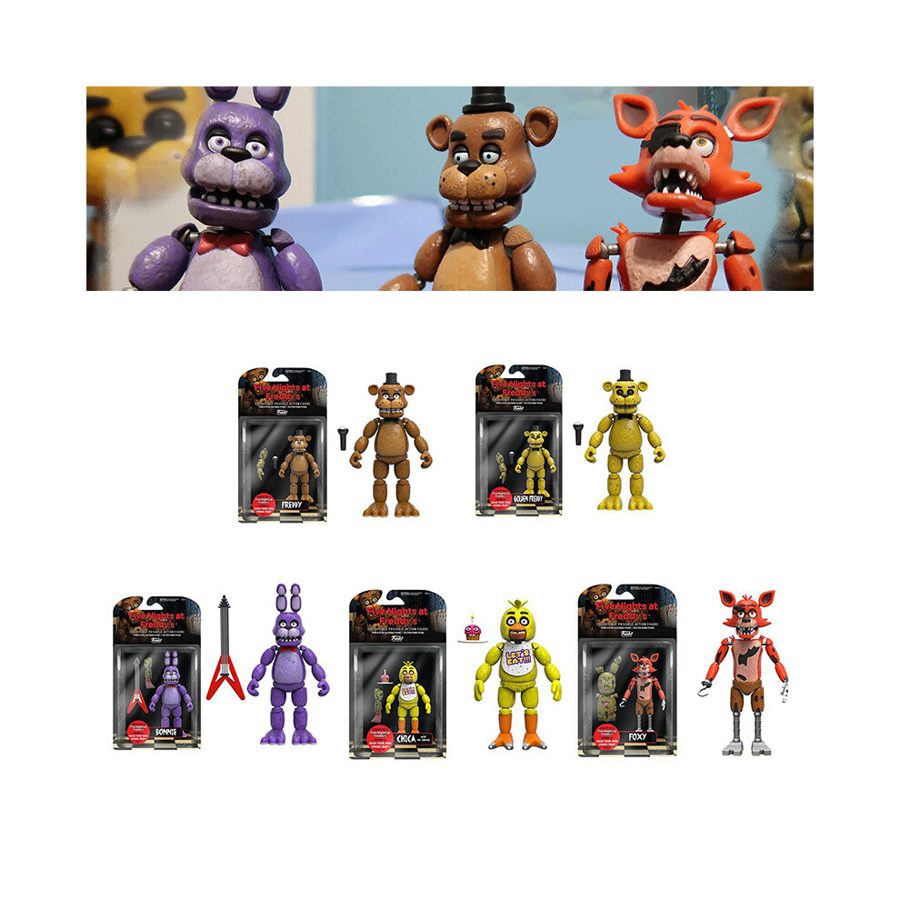 Golden Freddy Foxy The Pirate Articulated Action Figure Funko Five Nights At Freddy s FNAF