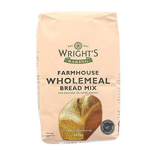 Wright's Baking Farmhouse Wholemeal Bread Mix 500g (Pack of 5) on OnBuy