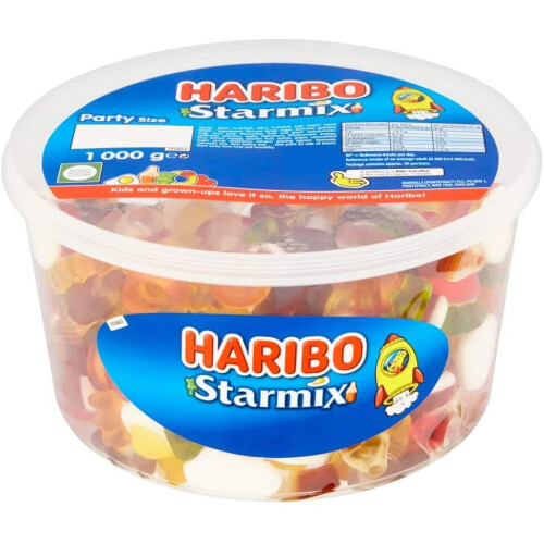 Haribo Starmix 1kg sweets party tub star mix on OnBuy
