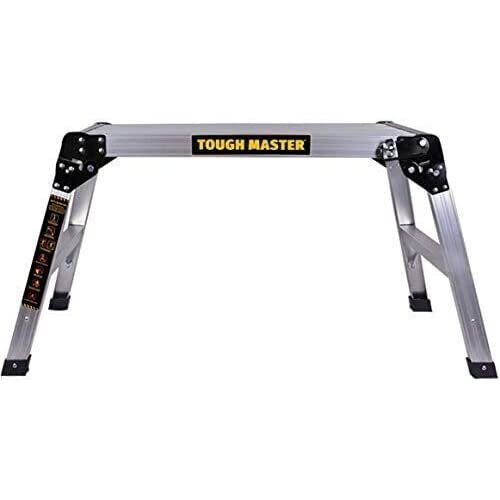 TOUGH MASTER Aluminium2 Step Up Ladder Folding Hop Up Fold Bench Stool ...