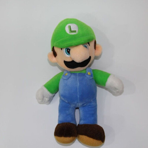 (40cm Luigi) Mario and Luigi Plush Toy | Super Mario Bros Stuffed Doll ...