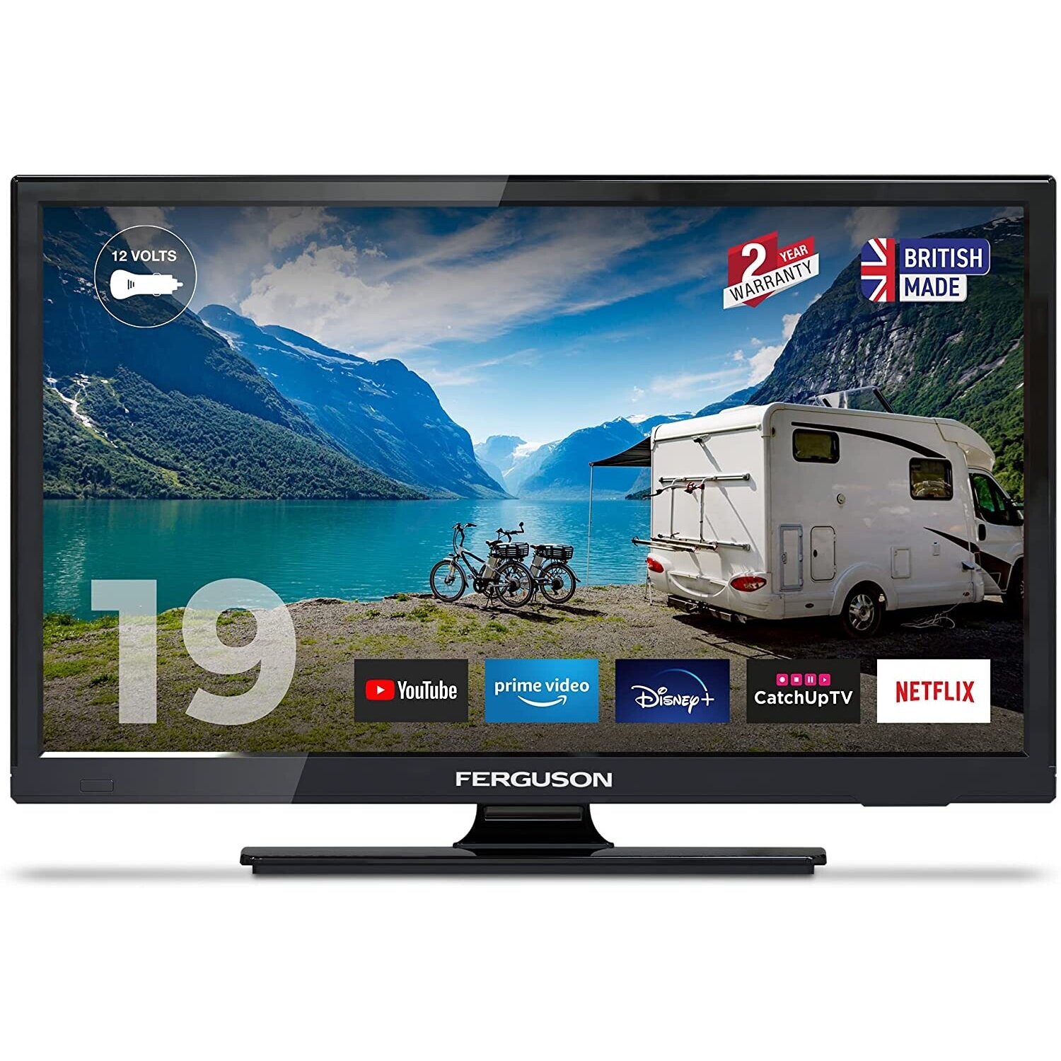 Ferguson F1920RTS Traveller 19 inch Smart HD Ready LED TV with ...