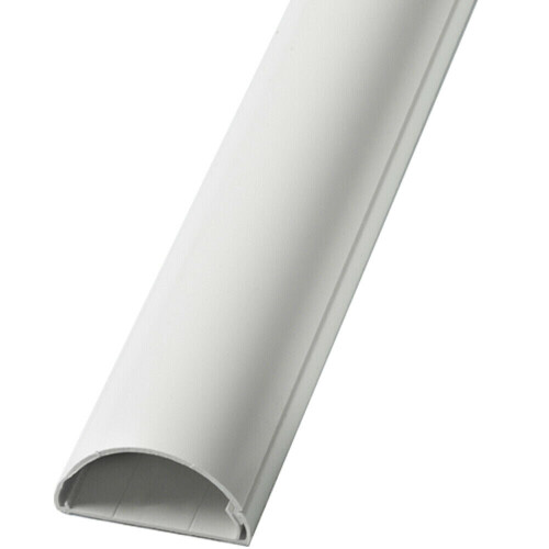 50cm 20mm x 10mm White Coaxial Cable Trunking Conduit Cover AV TV ...