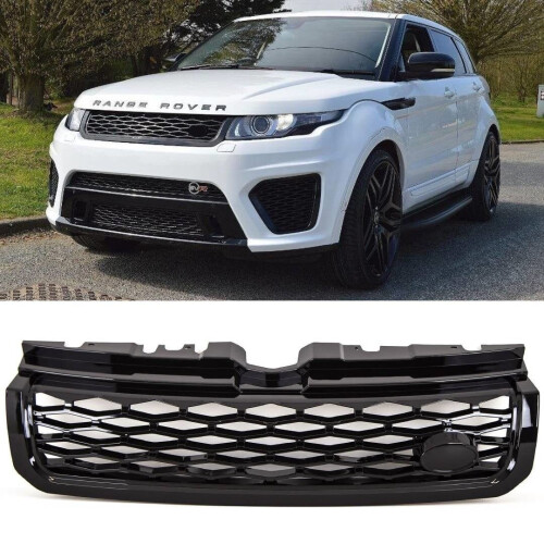 Range Rover Evoque 2011-2019 Front Main Grille Gloss Black SVR Look on ...