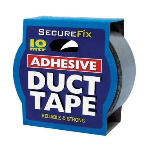 Secure Fix Adhesive Duct Tape by Securefix 10 Metres Long on OnBuy