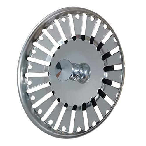 Kitchen Sink Strainer,YMWALK Stainless Steel Sink Strainer Plug,Dual ...