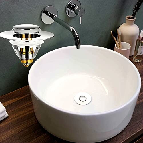 Megory Sink Plug Replacement Universal pop up Sink Plugs,Stainless ...