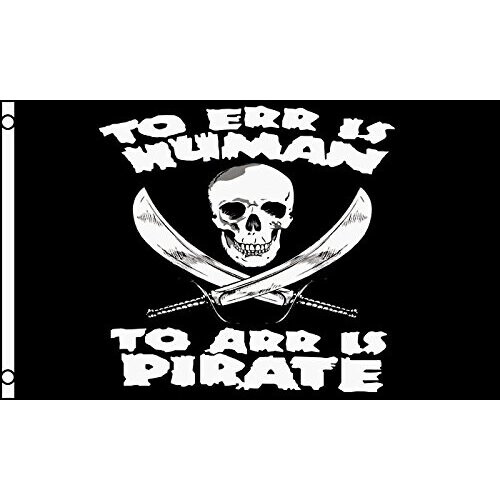 AZ FLAG To Arr Is Pirate Flag 3' x 5' - skull Pirates flags 90 x 150 cm ...