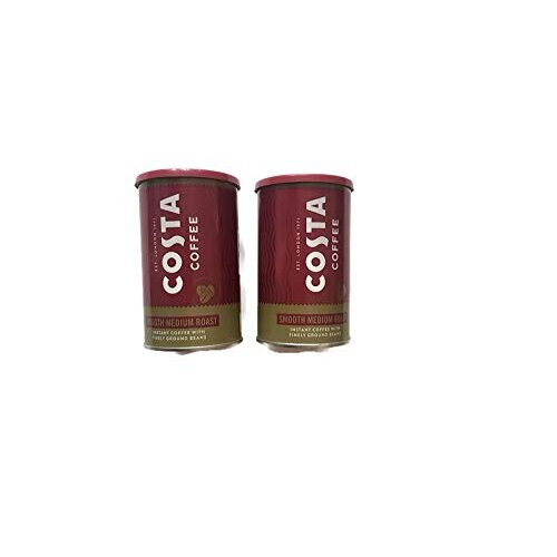 Costa Coffee Smooth Medium Roast Instant Coffee with Finely Ground ...